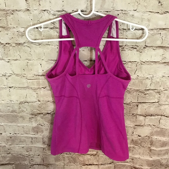Athleta | Tops | Athleta Equator Pink Racerback Tank Top | Poshmark